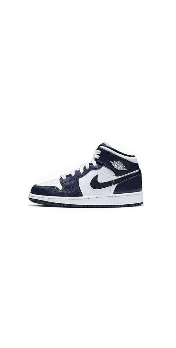 AIR JORDAN 1 RETRO HIGH MID OBSIDIAN BLUE – Brandadox